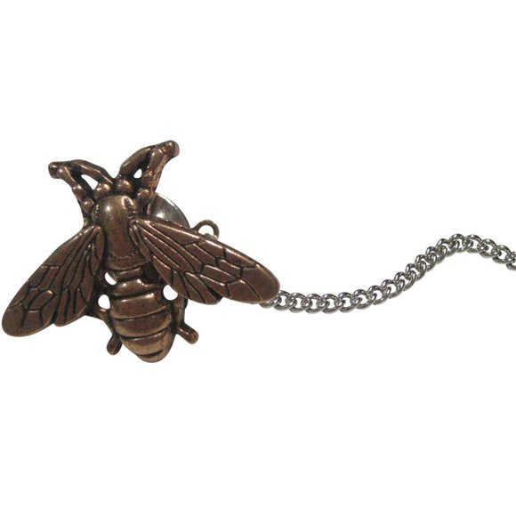 Kiola Designs | Accessories | Bronze Toned Wasp Bug Tie Tack | Poshmark